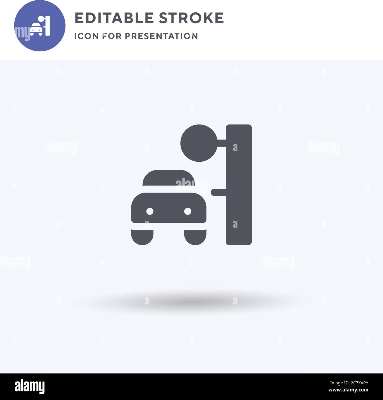 Drive Thru icon vector, filled flat sign, solid pictogram isolated on ...