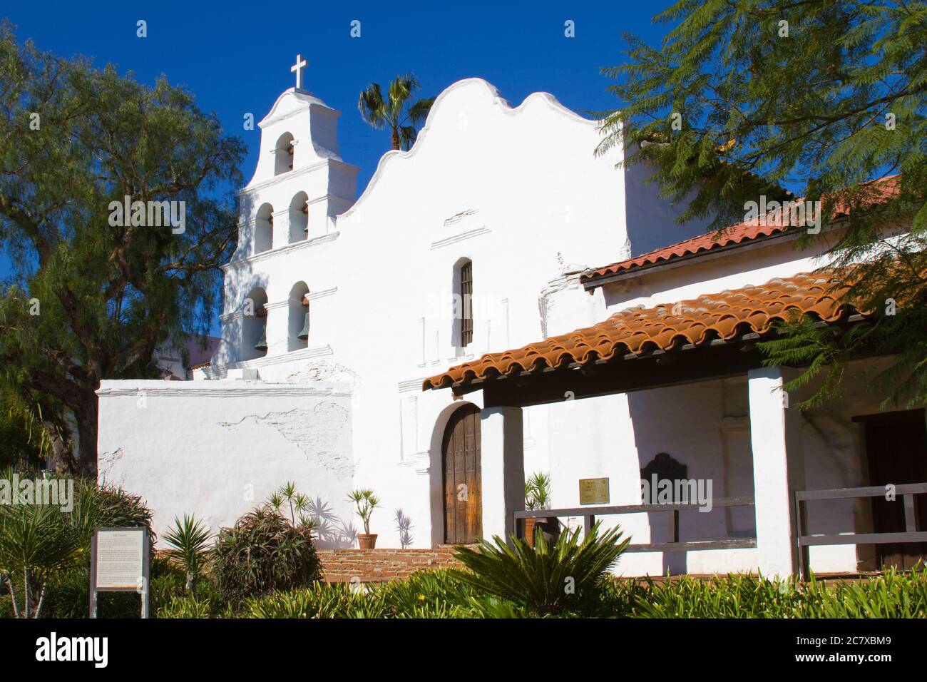Mission Basilica San Diego de Alcala, San Diego, California, USA Stock ...
