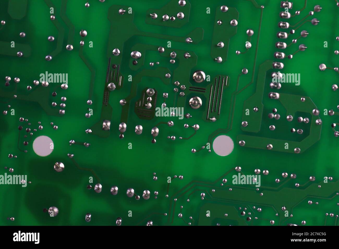 Back view of a circuit board Stock Photo - Alamy