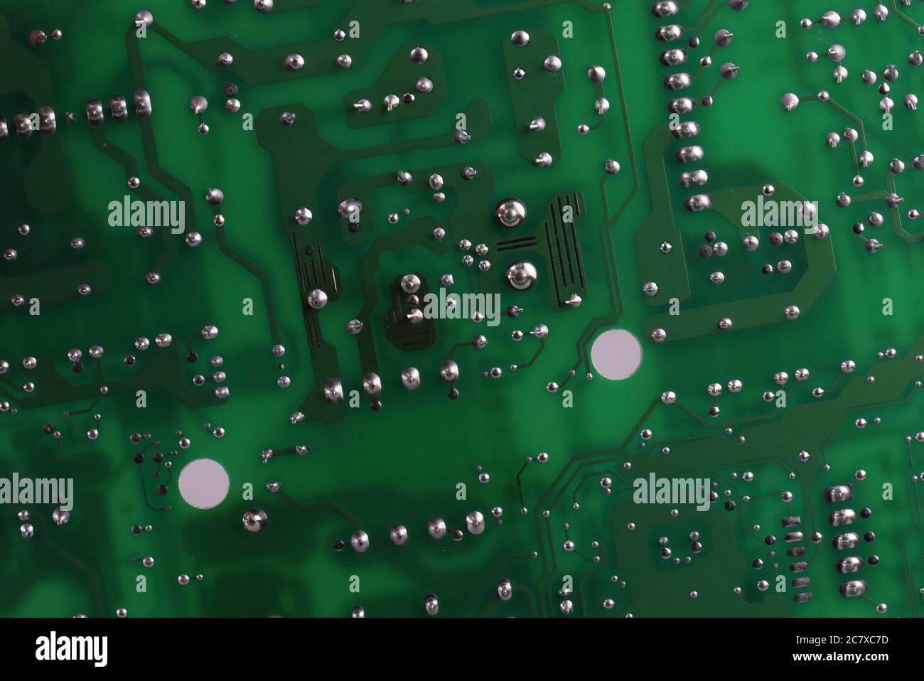 PC board close up view Stock Photo - Alamy