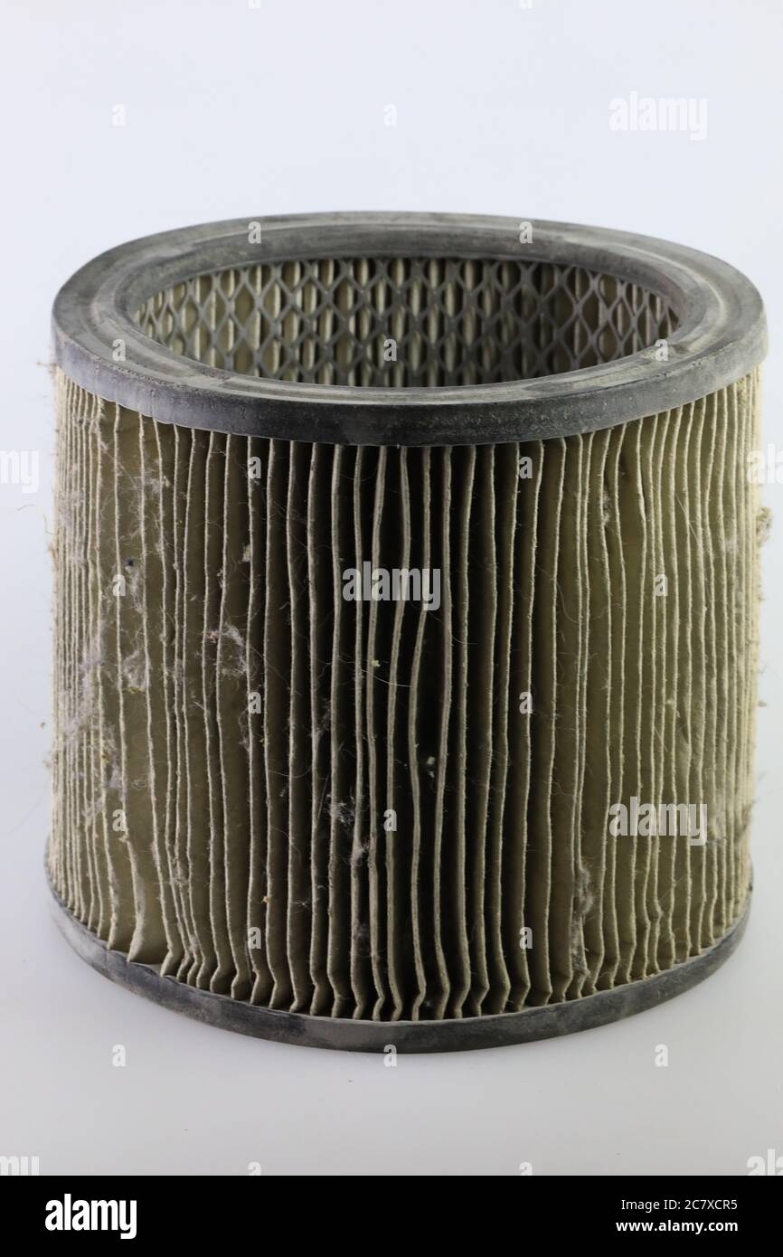 Dirty air filter Stock Photo - Alamy