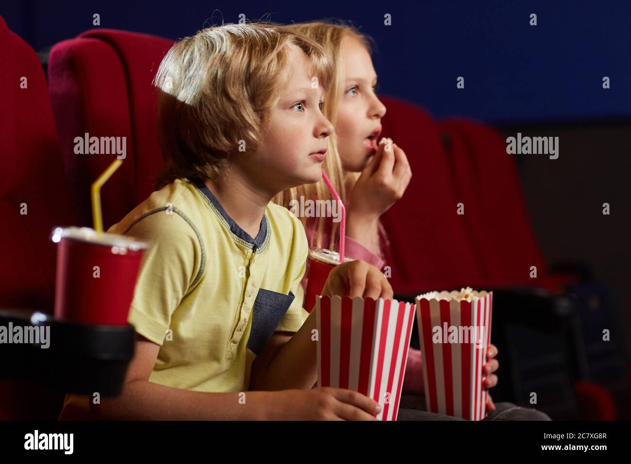 Eating Popcorn At The Movies