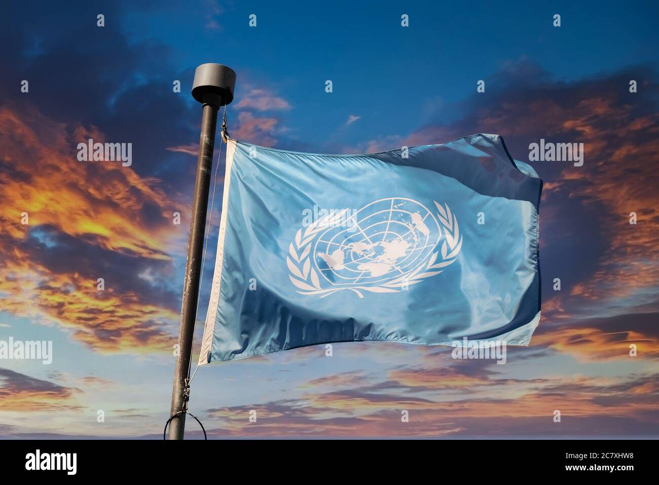 Unesco flag hi-res stock photography and images - Alamy