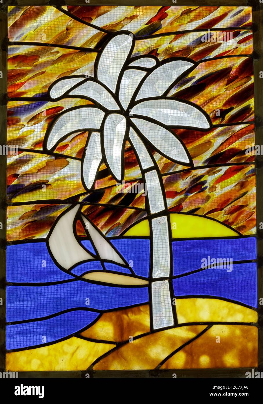 Beach Stained Glass Windows