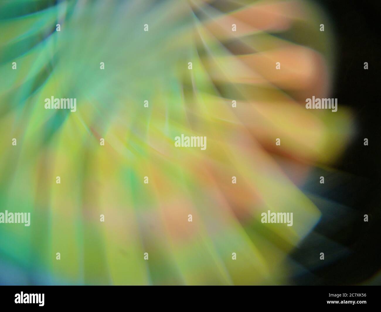 Illustration of colorful refracted light rays intersecting with each ...