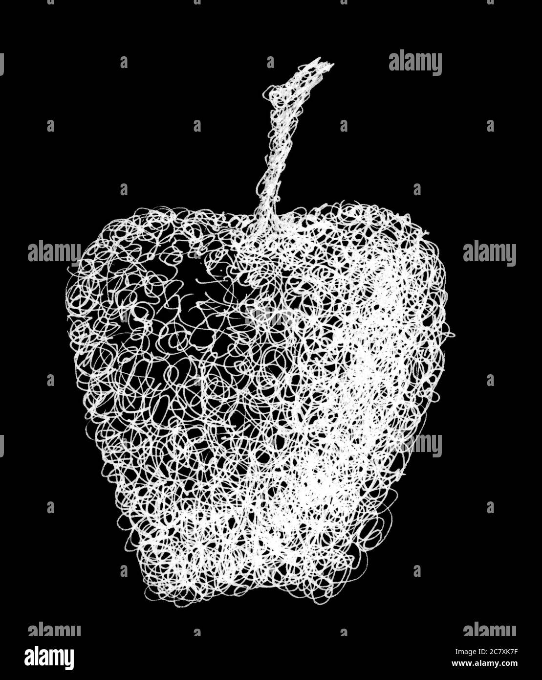 Curly design outline hi-res stock photography and images - Alamy