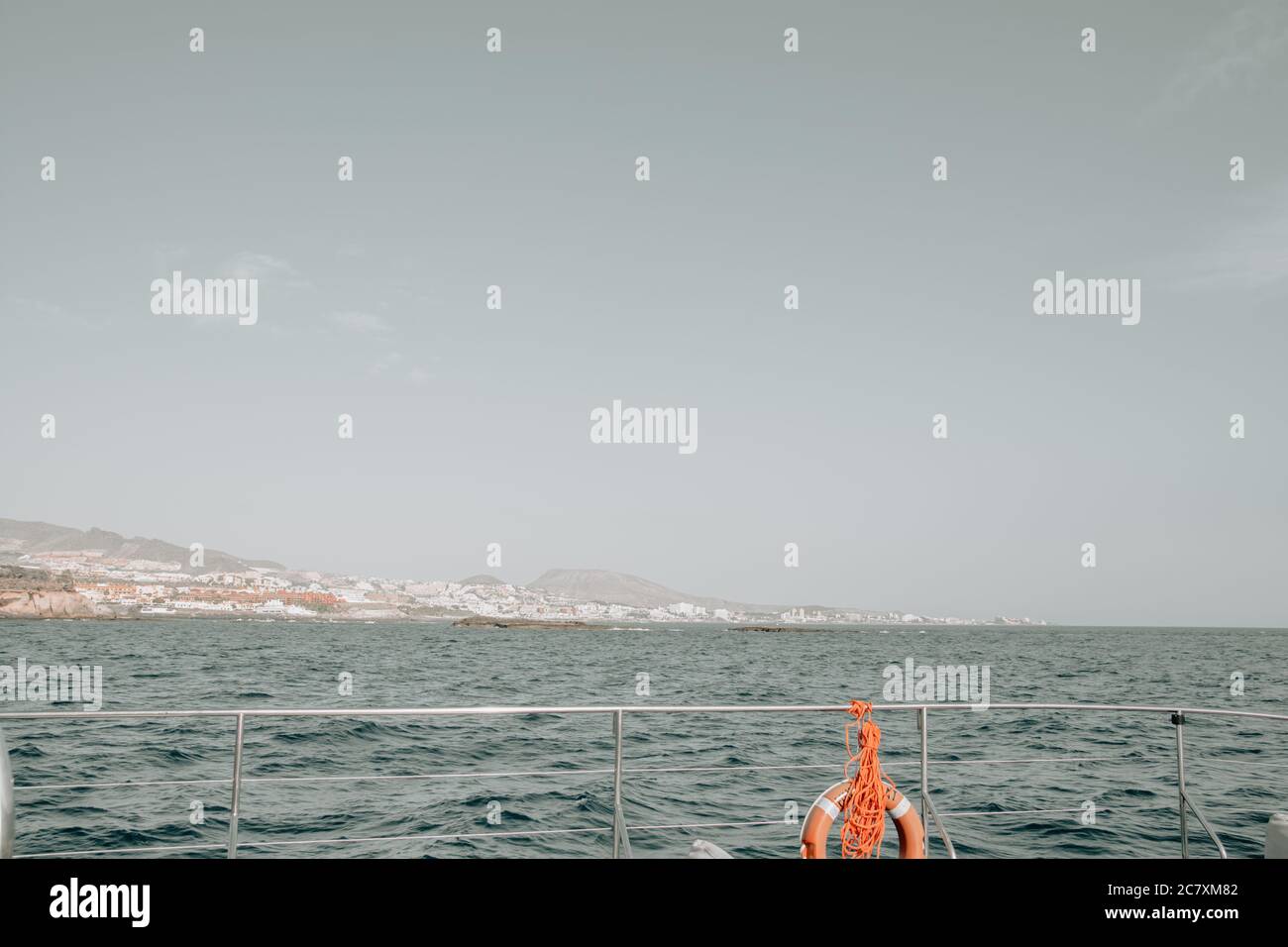 Island view from the boat in the Mediterranean Stock Photo - Alamy