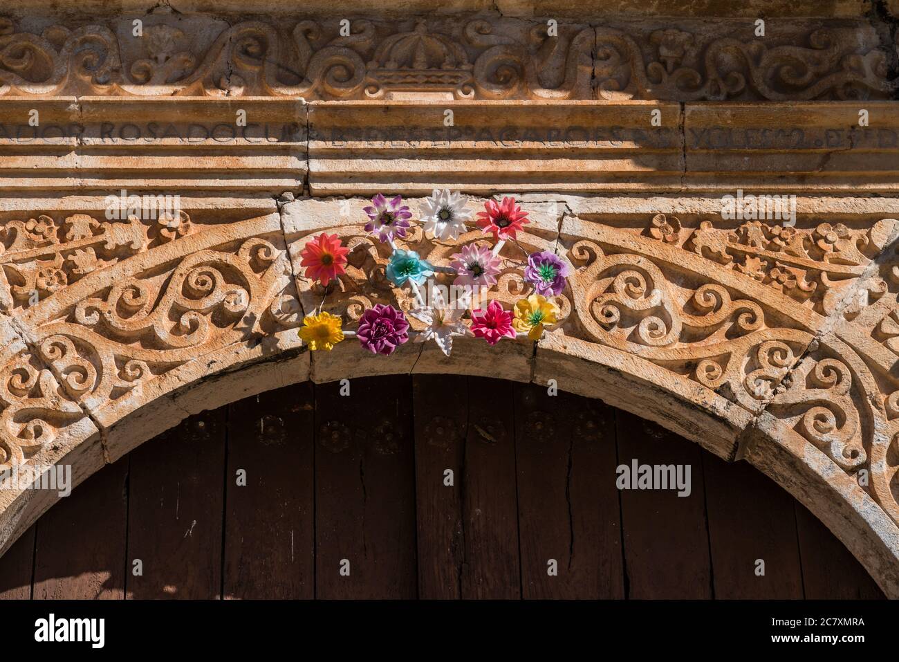 The Spanish colonial Church of the Virgin of the Assumption, or La ...