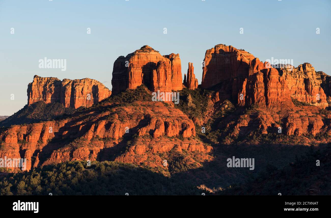 Early Spring view of Cathedral Rock from Red Rock State Park Arizona ...