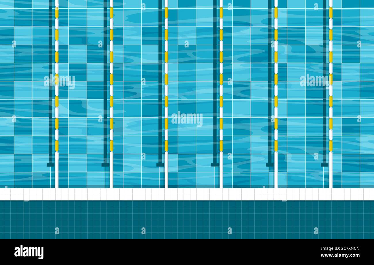 Swimming lane top view hi-res stock photography and images - Alamy