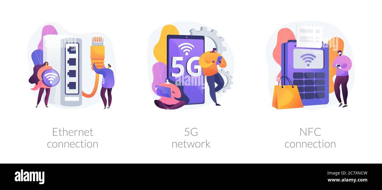 Internet connection vector concept metaphors Stock Vector Image & Art ...