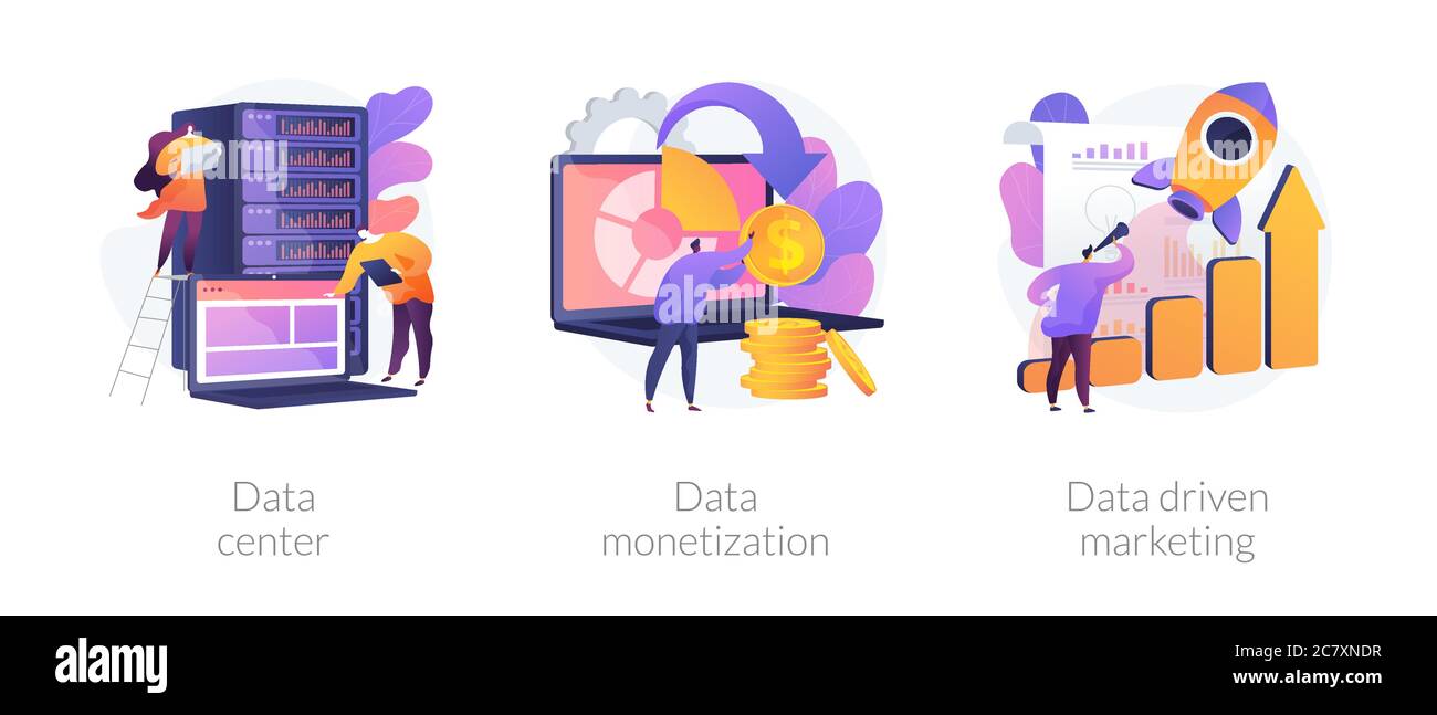 Big data storage and use vector concept metaphors Stock Vector Image & Art - Alamy