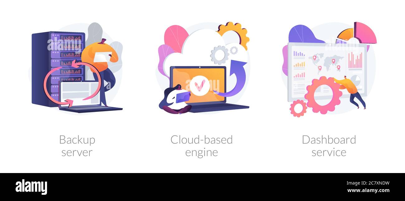 Data processing and recovery vector concept metaphors Stock Vector Image & Art - Alamy