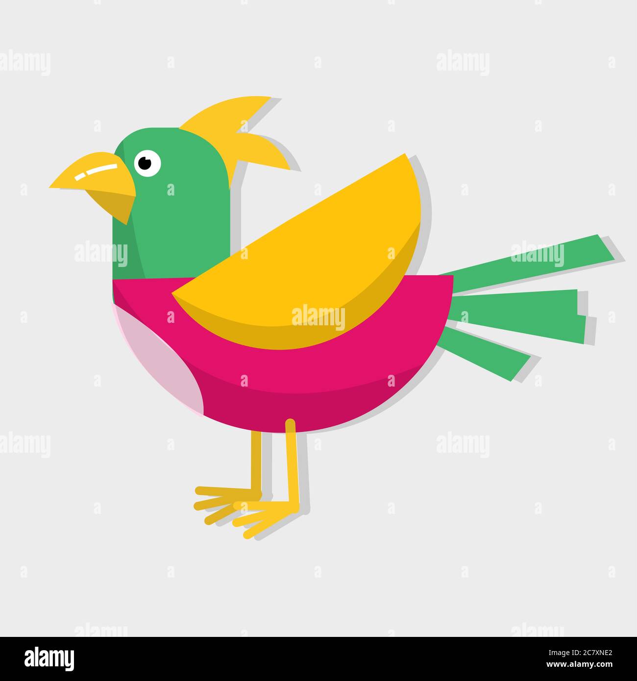 Birds standing side view Stock Vector Images - Alamy