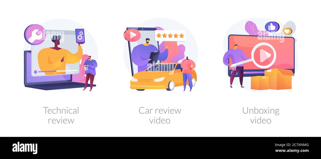 Video content types vector concept metaphors Stock Vector Image & Art ...