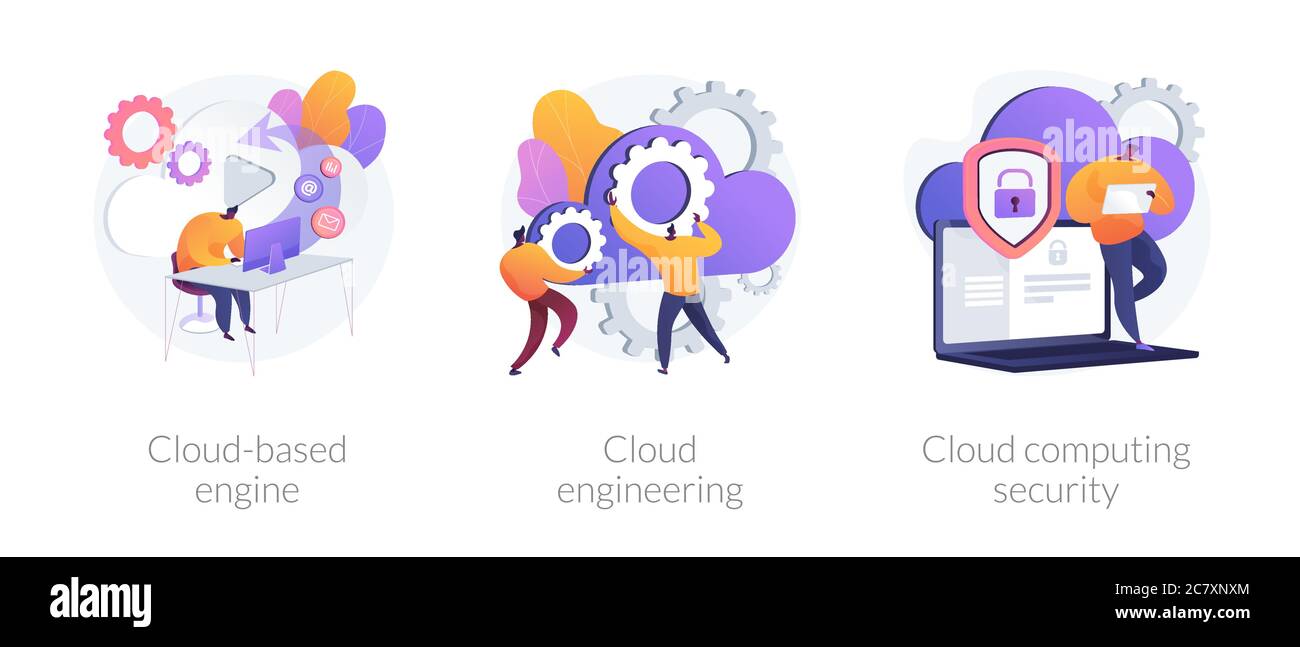 Cloud engineering services vector concept metaphors Stock Vector Image ...