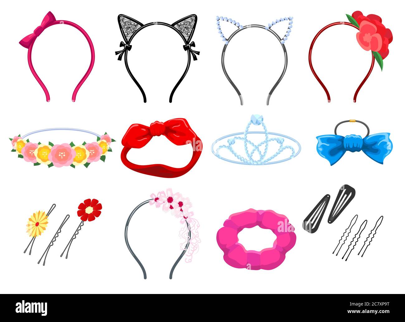 Hair pin woman Cut Out Stock Images & Pictures - Alamy