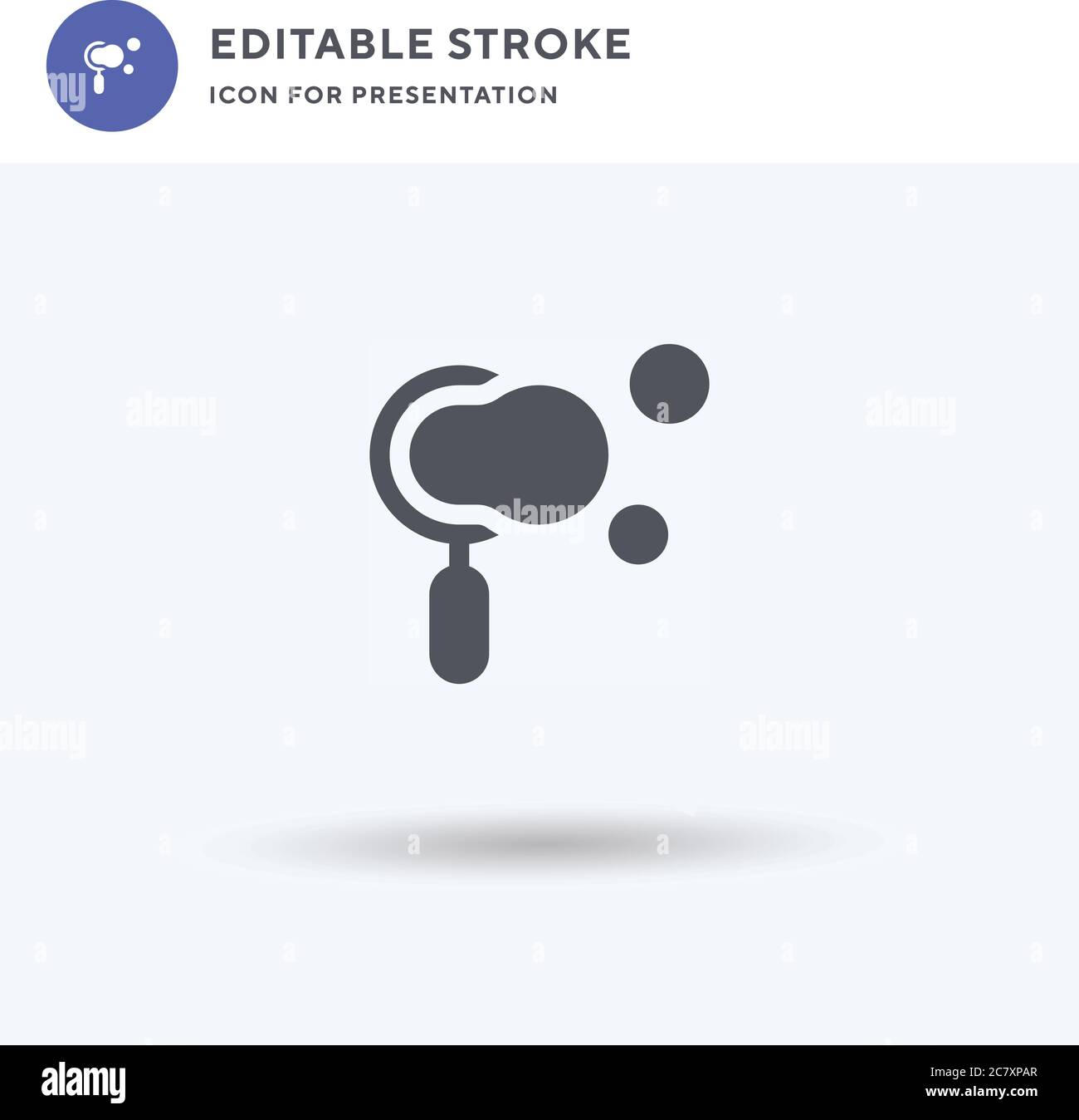 Soap Bubbles icon vector, filled flat sign, solid pictogram isolated on ...