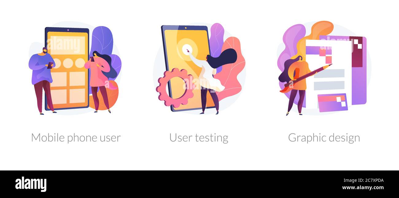 App creation vector concept metaphors Stock Vector Image & Art - Alamy