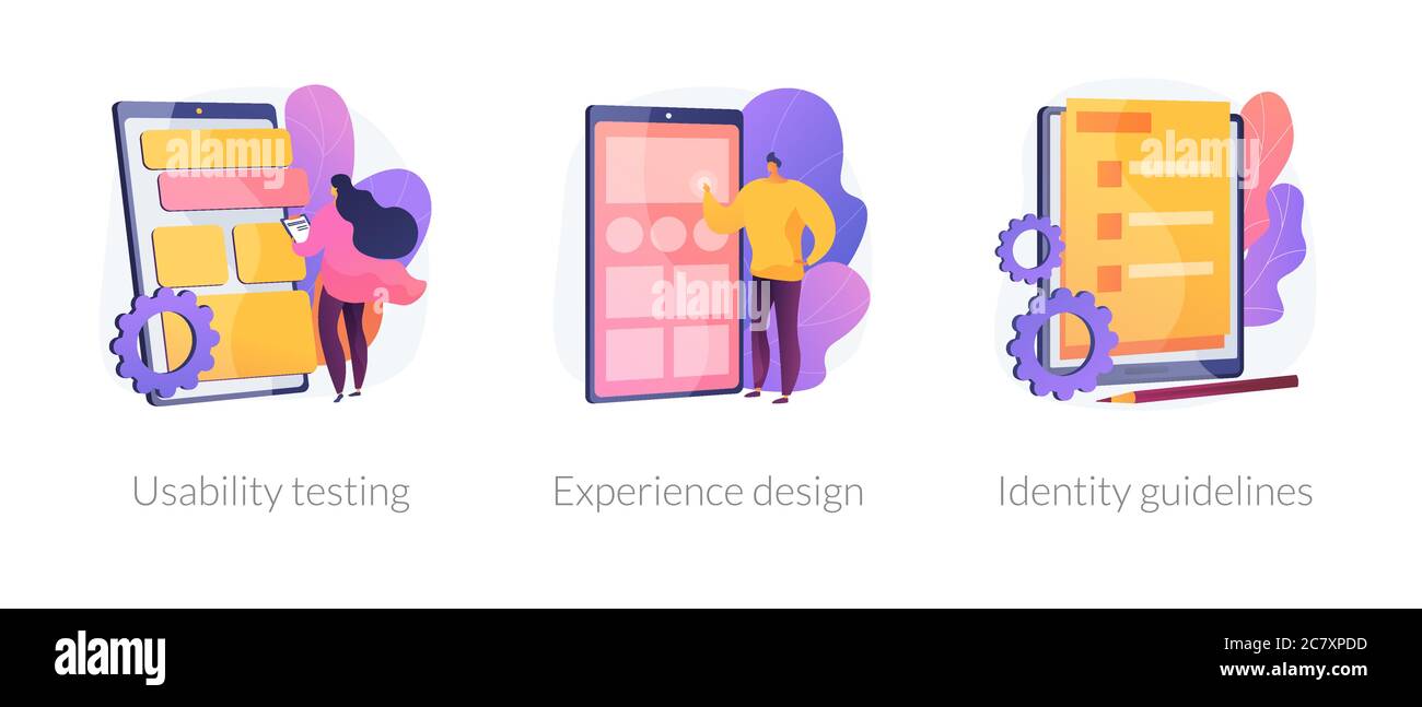 Visual Identity vector concept metaphors Stock Vector Image & Art - Alamy