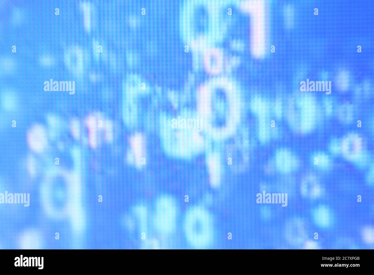 Conceptual illustration of a blurred digital background Stock Photo - Alamy