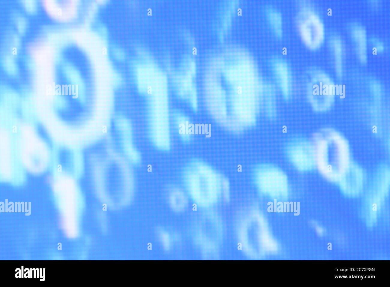 Conceptual illustration of a blurred digital background Stock Photo - Alamy