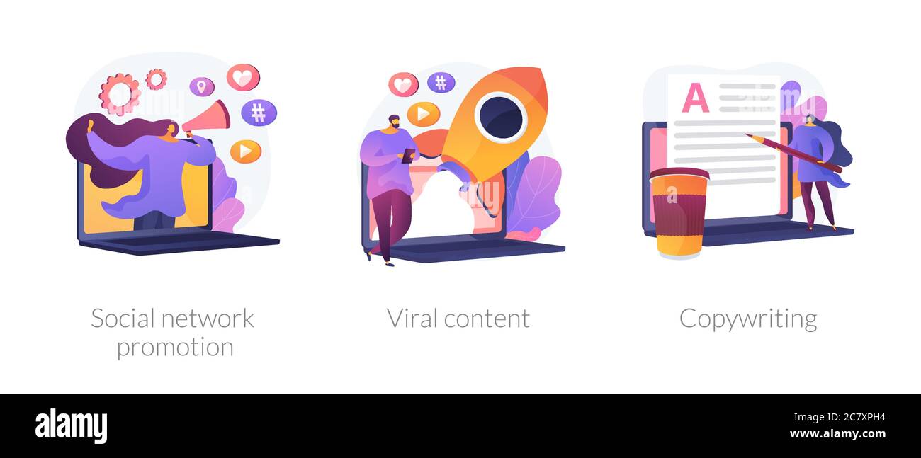 Social media management vector concept metaphors Stock Vector Image ...
