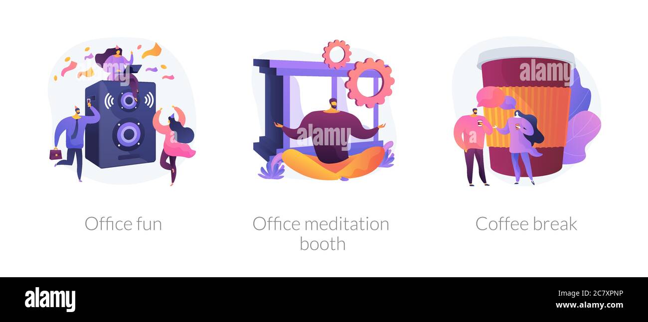 Office life vector concept metaphors Stock Vector Image & Art - Alamy