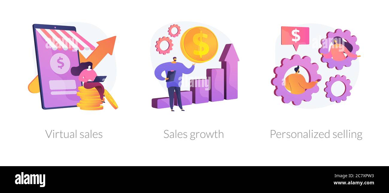 Sales manager vector concept metaphors Stock Vector Image & Art - Alamy