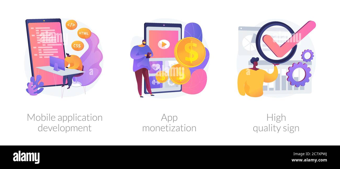 App software development vector concept metaphors Stock Vector Image ... App software development vector concept metaphors Stock Vector Image ...