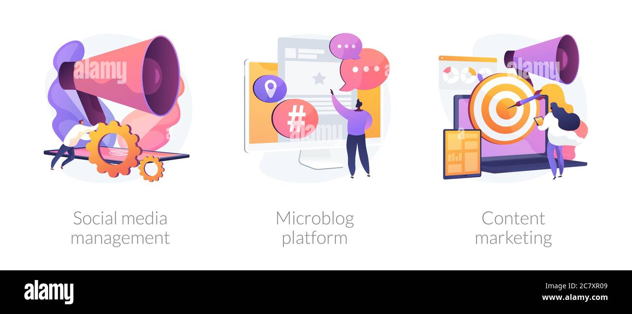 Smm vector hi-res stock photography and images - Alamy