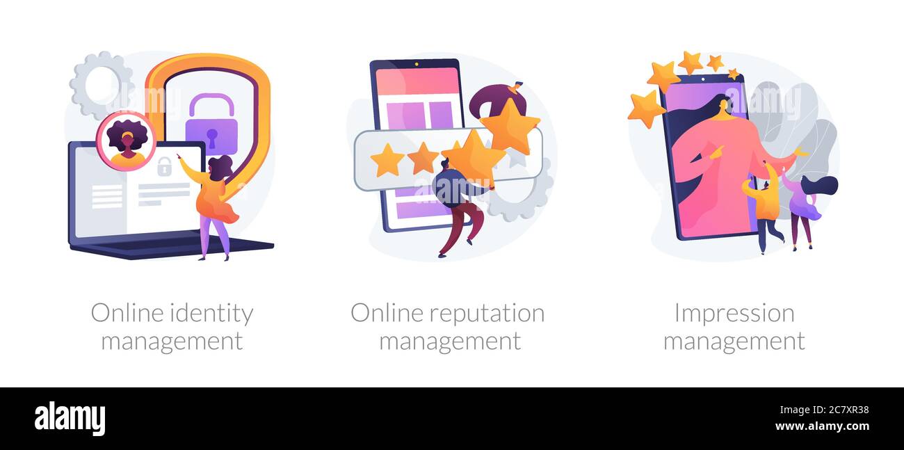 Personal brand building vector concept metaphors Stock Vector Image ...