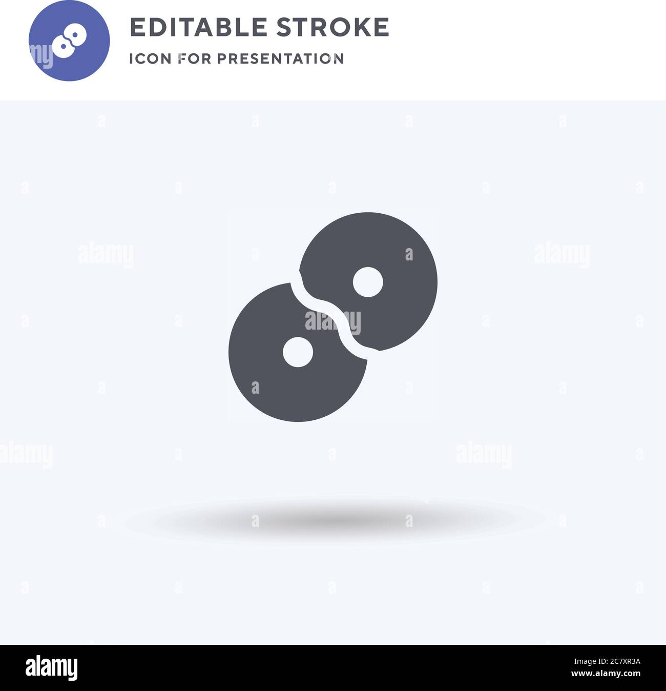 Double Float icon vector, filled flat sign, solid pictogram isolated on ...