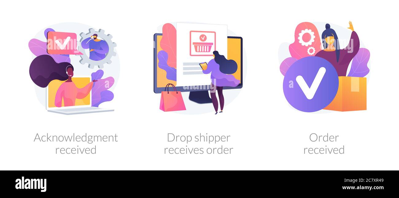 Order processing icon flat design hi-res stock photography and images ...