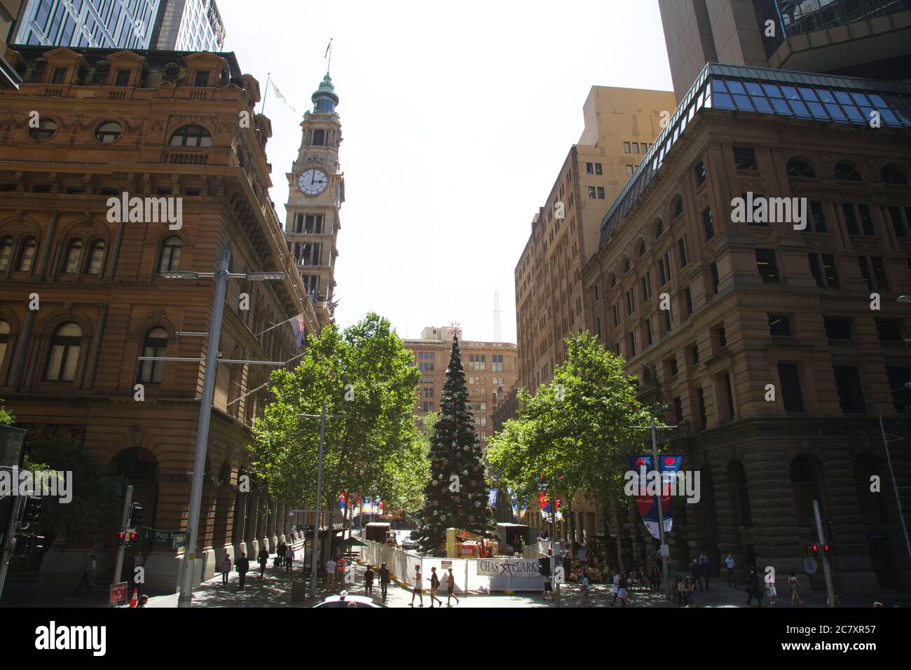 The Christmas tree in Martin Place, Sydney Stock Photo - Alamy