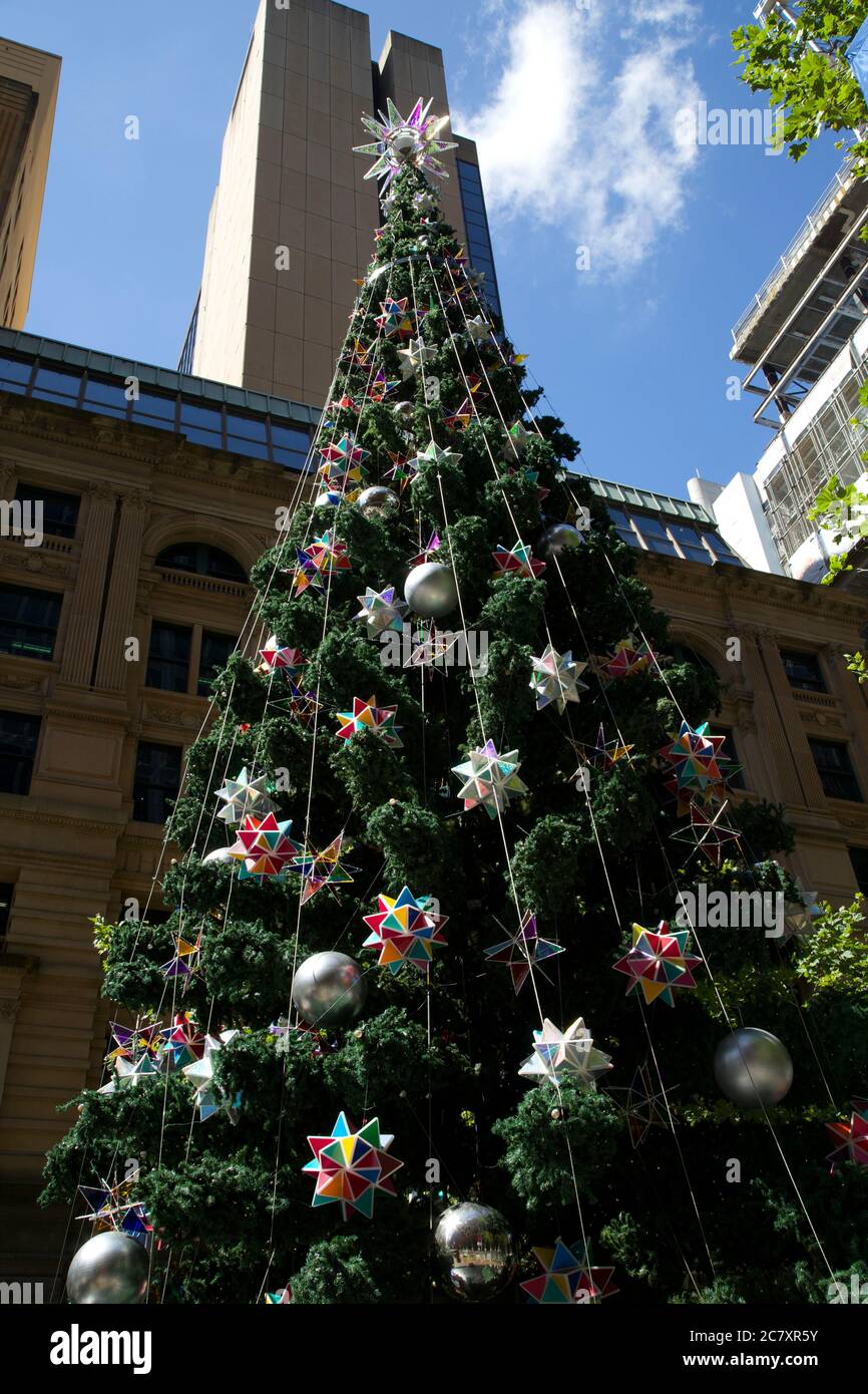 The Christmas tree in Martin Place, Sydney Stock Photo - Alamy