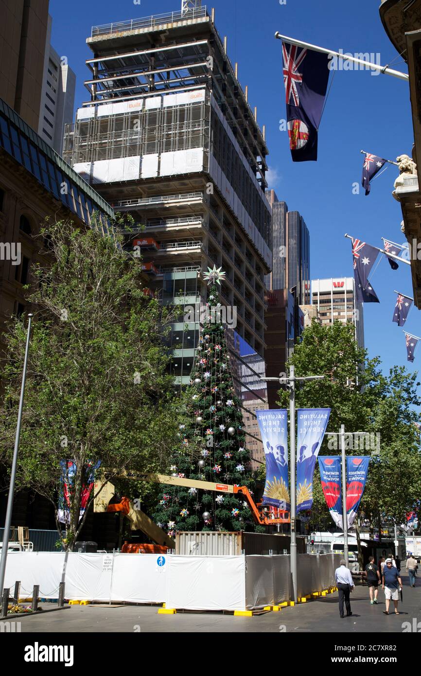 The Christmas tree in Martin Place, Sydney Stock Photo - Alamy