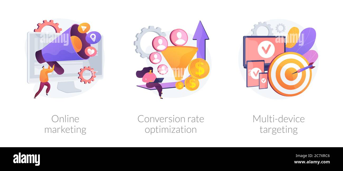 Digital marketing vector concept metaphors Stock Vector Image & Art - Alamy