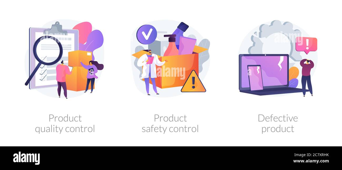 Product manufacturing abstract concept vector illustrations Stock ...