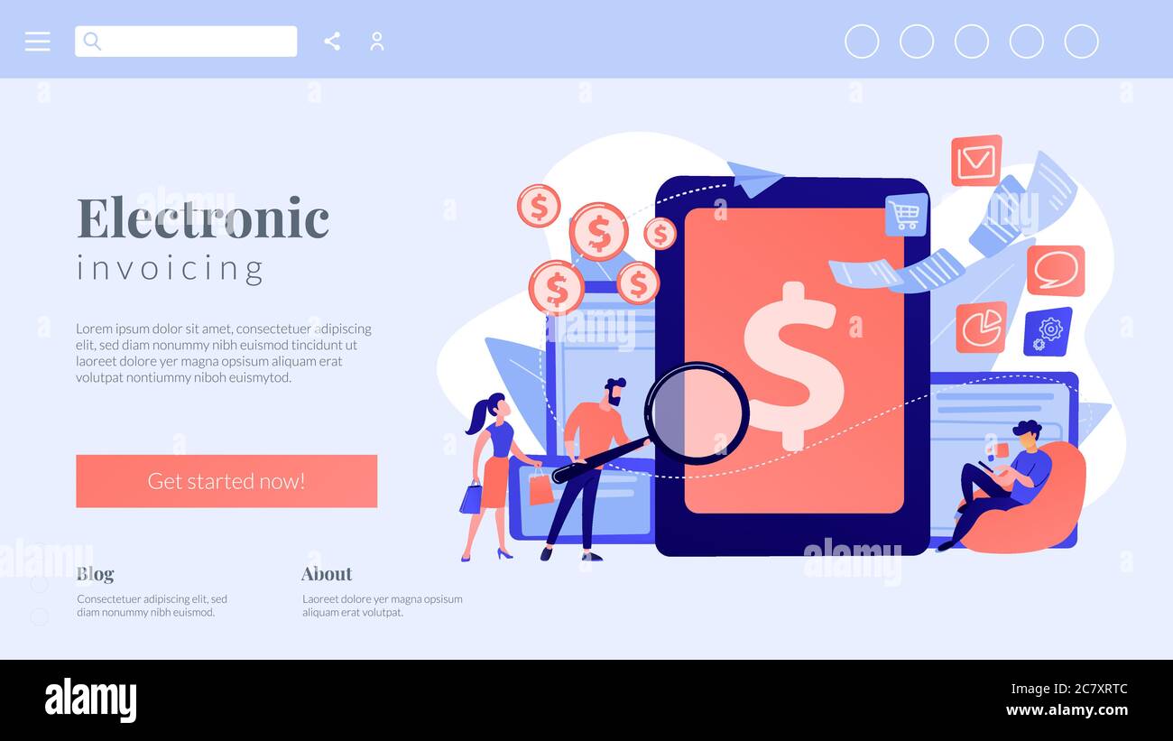 Electronic invoicing system hi-res stock photography and images - Alamy