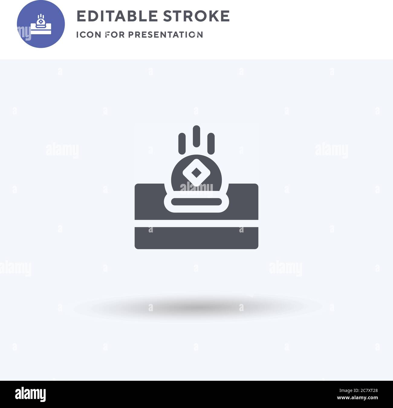 Savings icon vector, filled flat sign, solid pictogram isolated on ...