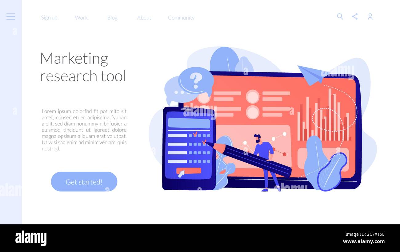 Online survey checklist in Stock Vector Images - Alamy
