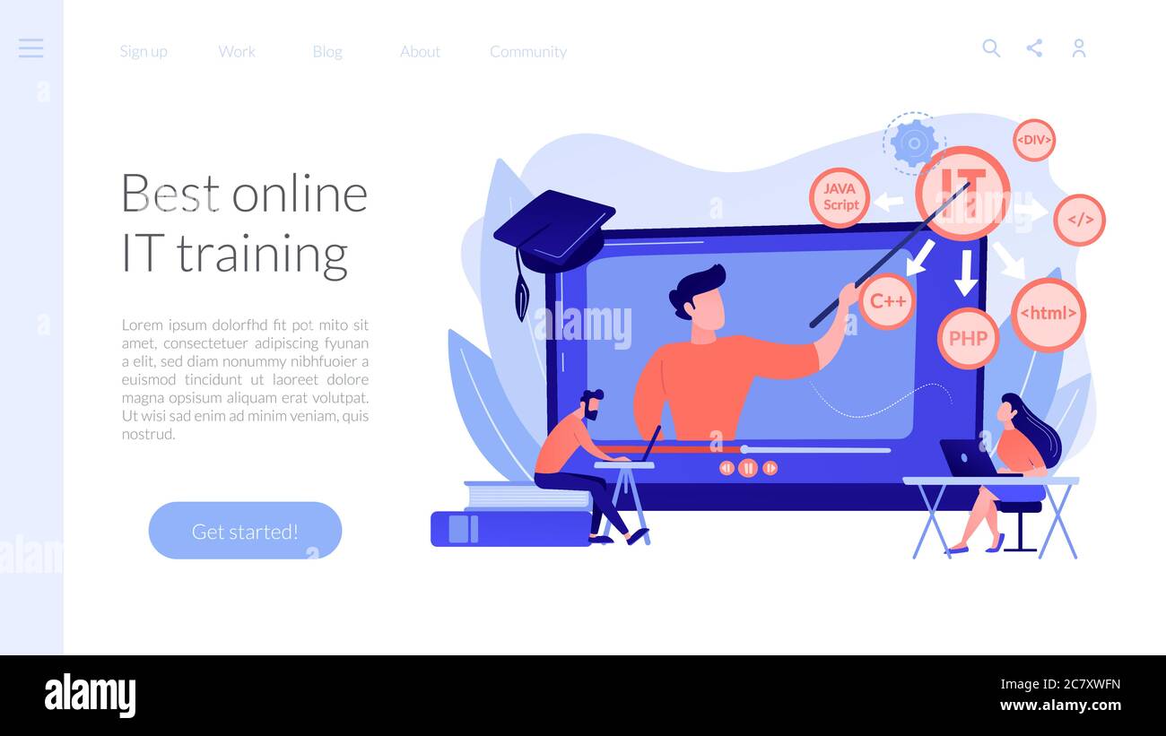 Certification training Stock Vector Images - Alamy