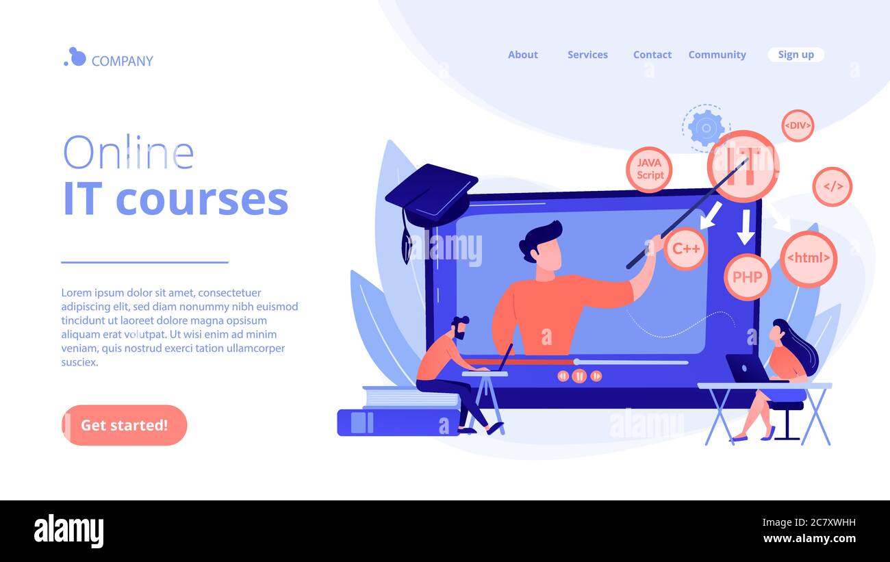 Certification training Stock Vector Images - Alamy