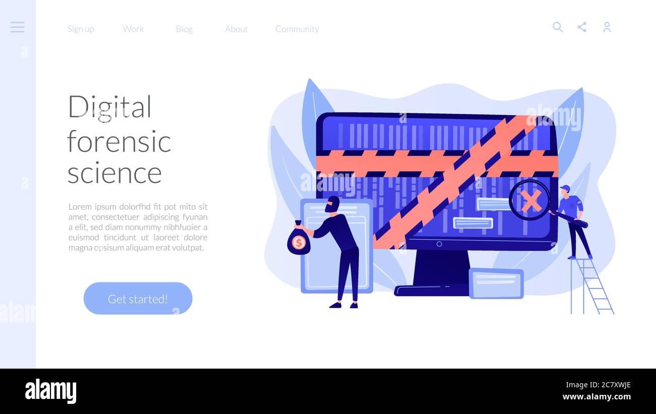 Computer forensics hi-res stock photography and images - Alamy