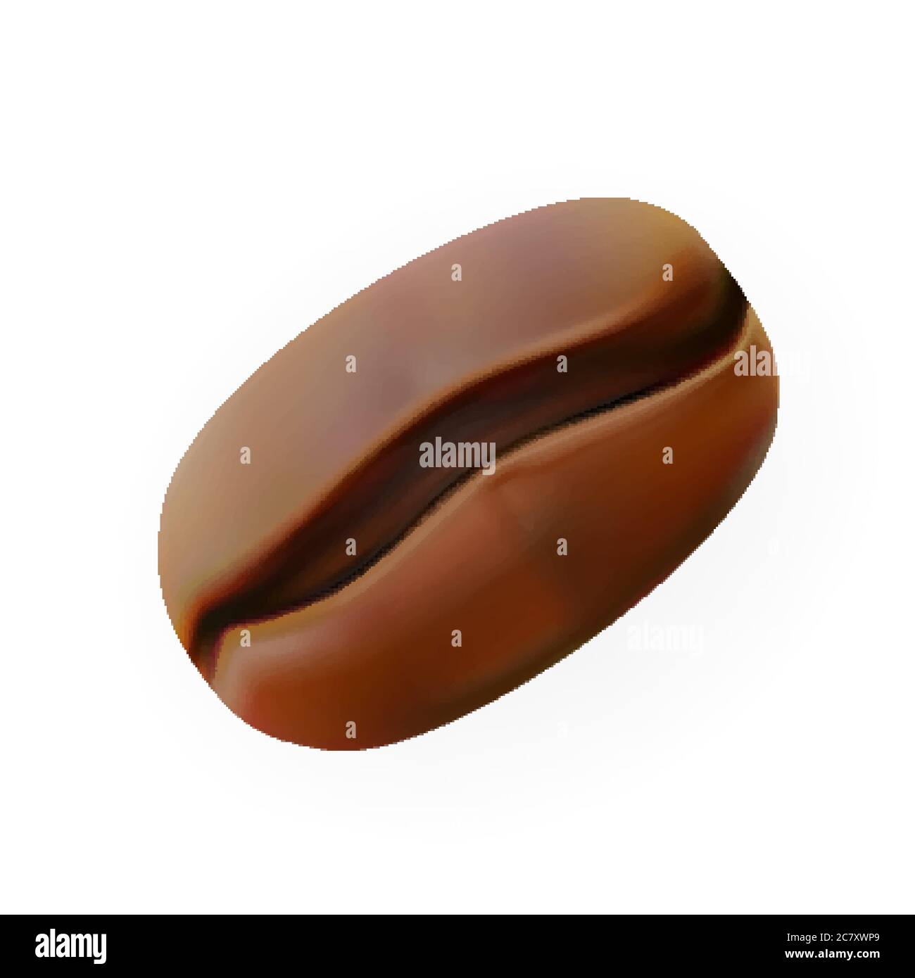 Coffee Bean Roasted Caffeine Mocha Seed Vector Stock Vector Image & Art ...