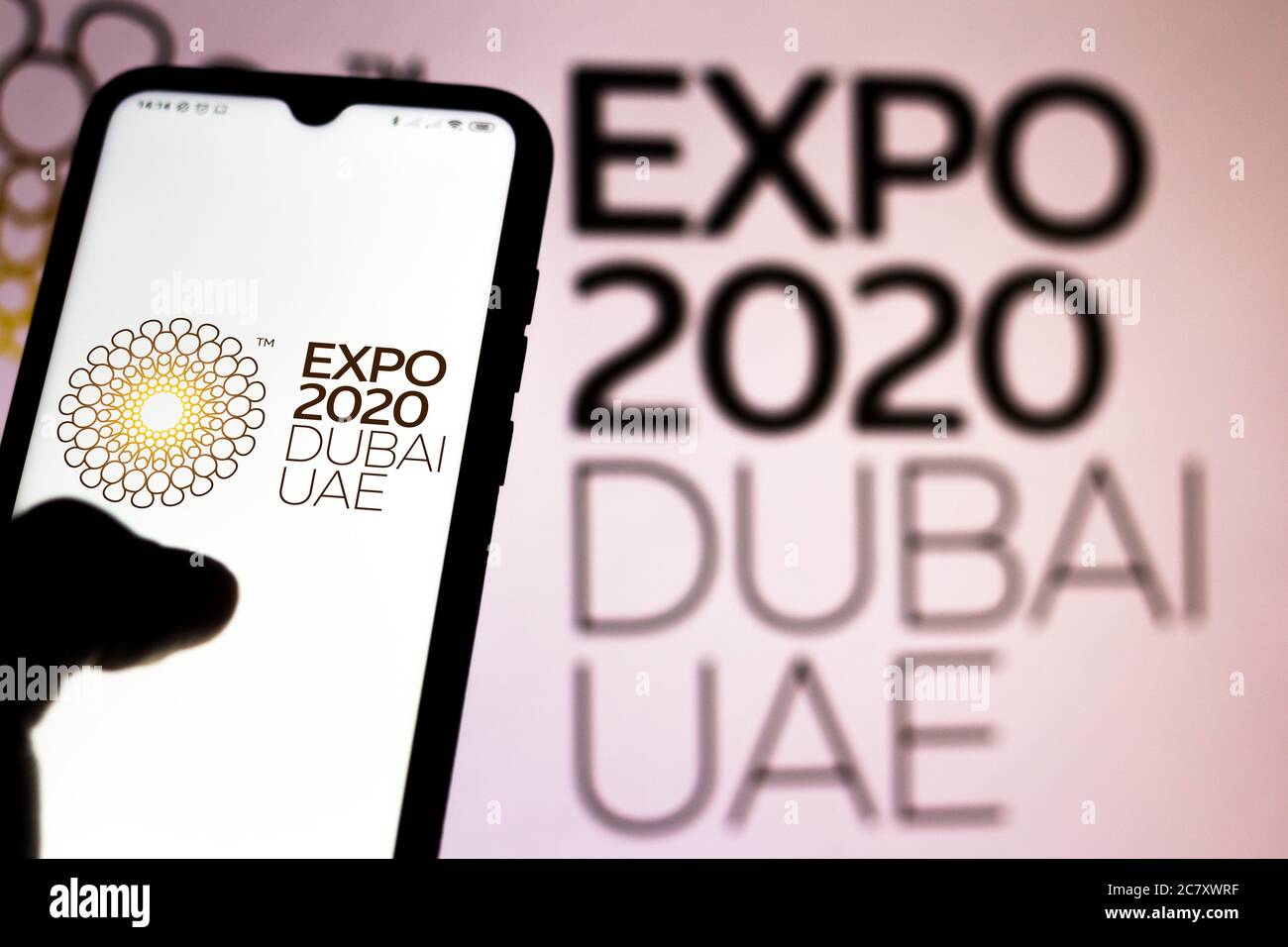 Brazil. 19th July, 2020. In this photo illustration the Expo 2020 (Expo ...