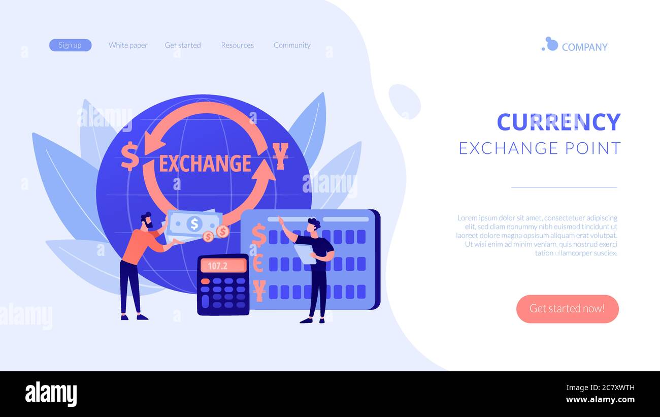 Foreign exchange concept Stock Vector Images - Alamy