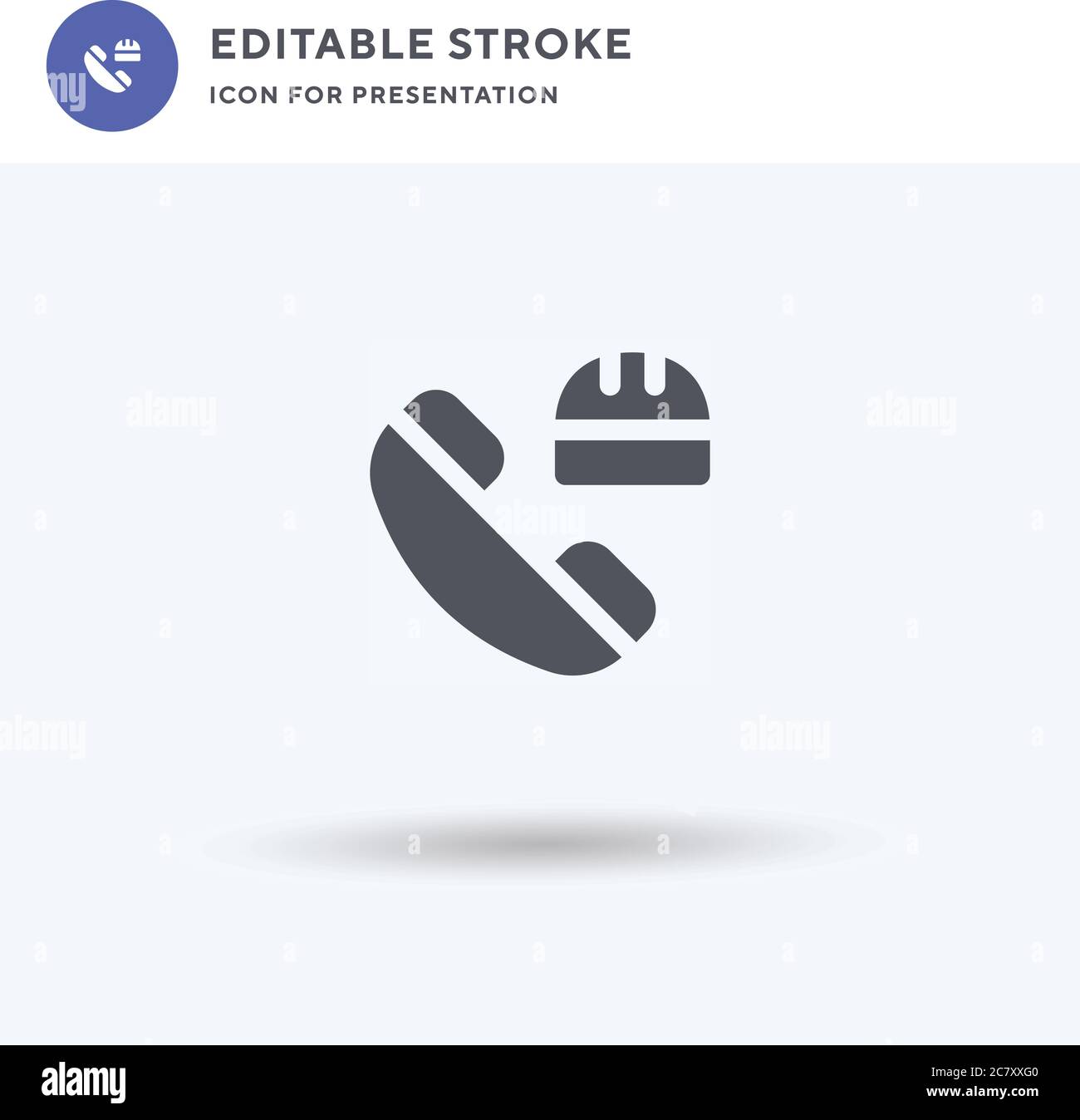Call Center icon vector, filled flat sign, solid pictogram isolated on ...
