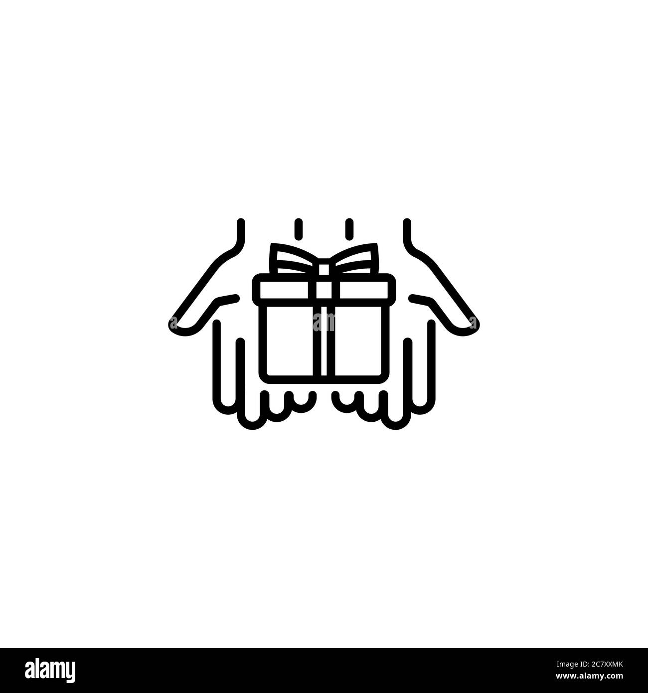 Small palms in white Stock Vector Images - Alamy